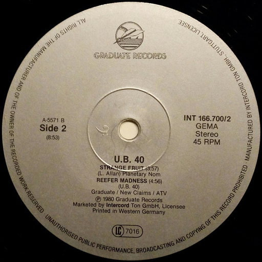 UB40 ‎– Signing Off